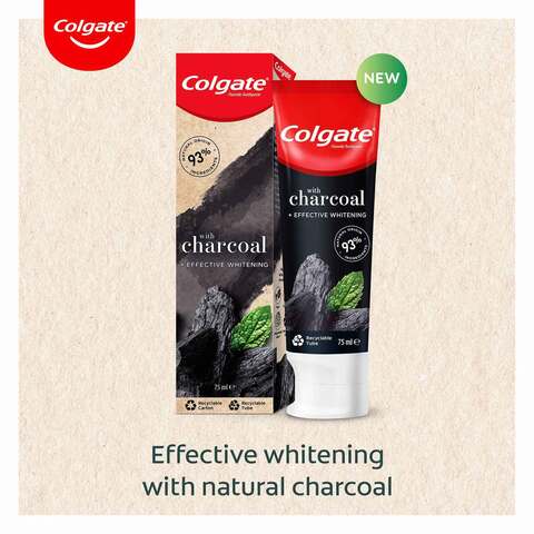 Buy Colgate Natural Extracts Charcoal Toothpaste Black 75ml Online ...