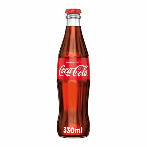 Coca Cola Glass Bottle - 330 ml Online | Carrefour Egypt