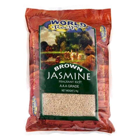 World Recipes Jasmine Brown Rice 2kg price in UAE | Carrefour UAE ...