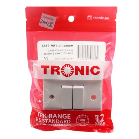 Buy TRONIC 2 GANG 2 WAY SWITCH 5122 Online - Carrefour Kenya