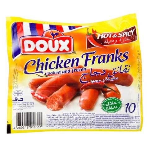 Doux Chicken Franks Sausage 400g price in Kuwait | Carrefour Kuwait ...