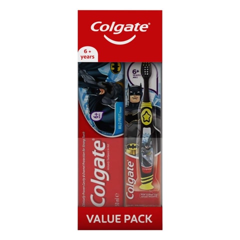 Colgate Batman Toothpaste With Toothbrush Multicolour 50ml price in UAE ...