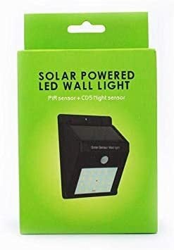 Generic Light Sensor Solar Light 20 Leds Light Outdoor Path Wall Lamp ...