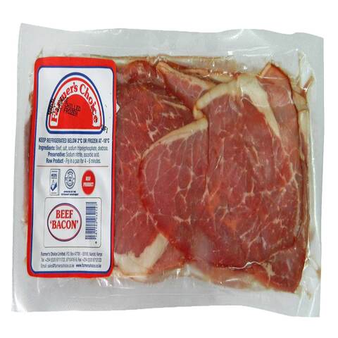 Buy Farmer's Choice Beef Bacon 200g Online - Carrefour Kenya