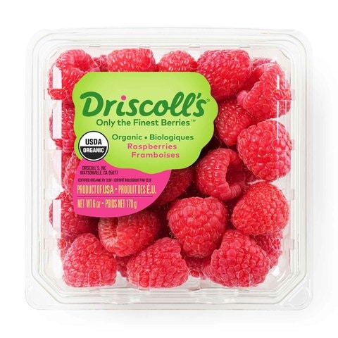 Driscolls Organic Raspberries 170g price in UAE | Carrefour UAE ...