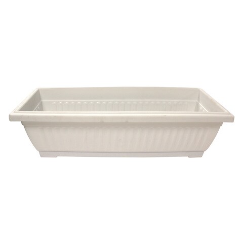 Buy KENPOLY RECTANGLE PLANTER NO.8 WHT Online - Carrefour Kenya