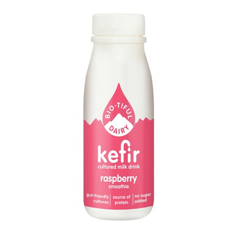 Bio tiful kefir cultured milk drink raspberry 250 ml price in Saudi ...