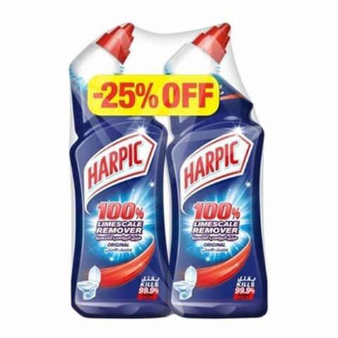 Harpic Power Plus Disinfectant Toilet Cleaner Original 500ml x2 price in UAE | Carrefour UAE ...