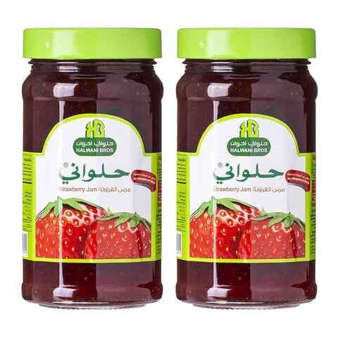 Halwani Bros Strawberry Jam 400g Pack of 2 price in UAE | Carrefour UAE ...