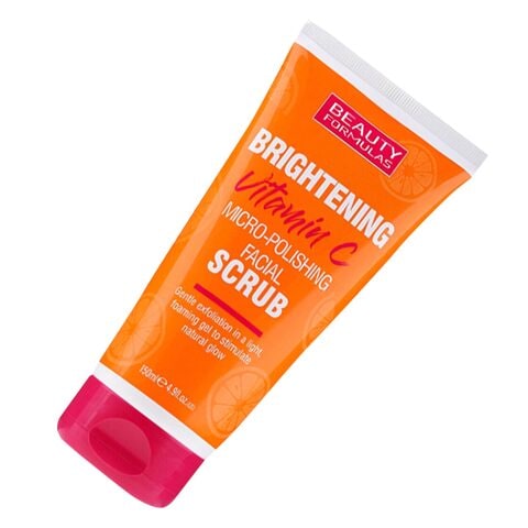 Buy Beauty Formulas Brightening Vitamin C Micro-Polishing Facial Scrub ...
