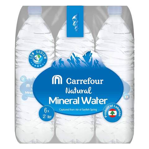 Buy Carrefour Mineral Water 2LX6 Online - Shop Beverages on Carrefour Lebanon