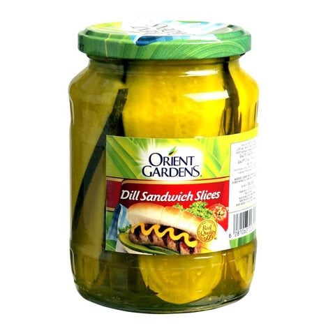 Orient Gardens Sliced Dill Sandwich Pickle 680g price in Saudi Arabia ...