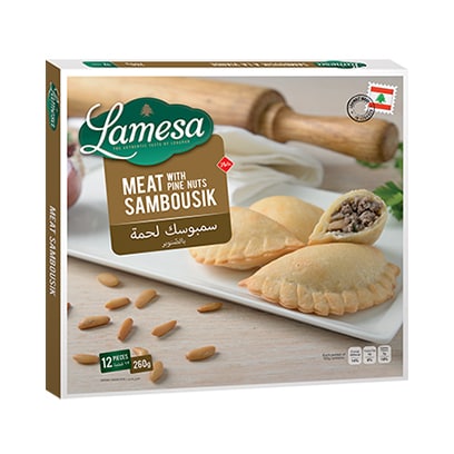Buy Lamesa Meat Pine Nuts Sambousik 260GR Online - Shop Frozen Food on ...