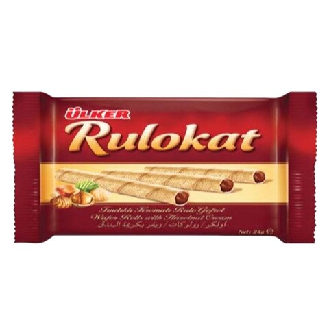 Ulker Rulokat Wafer Rolls with Hazelnut Cream 24g price in UAE ...