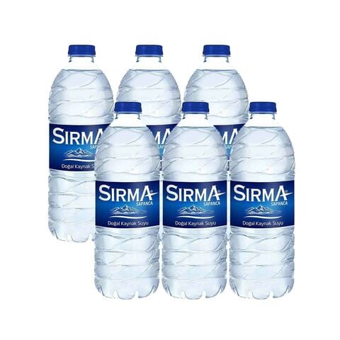 Sirma Natural Mineral Water 1L Pack of 6 price in UAE | Carrefour UAE ...