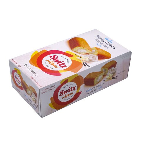Switz Vanilla Party Cake 28g 12 price in Saudi Arabia | Carrefour Saudi ...