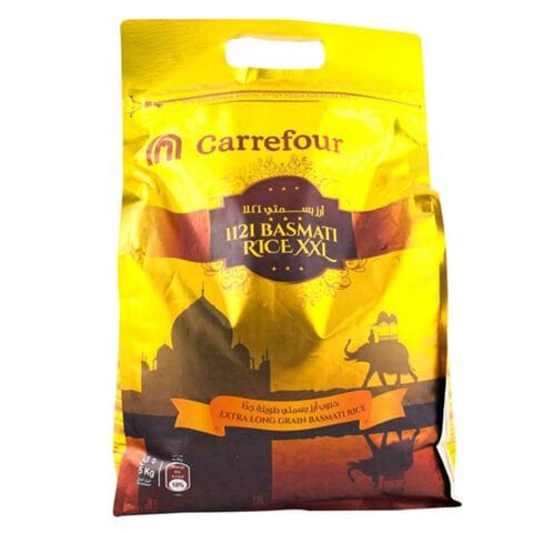 Carrefour 1121 Steam Basmati Rice 5kg price in UAE | Carrefour UAE ...