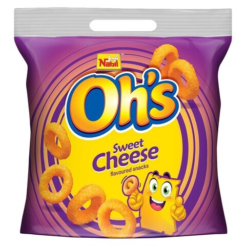 Nabil Ohs Sweet Cheese Flavoured Snacks 14g Pack of 25 price in UAE ...