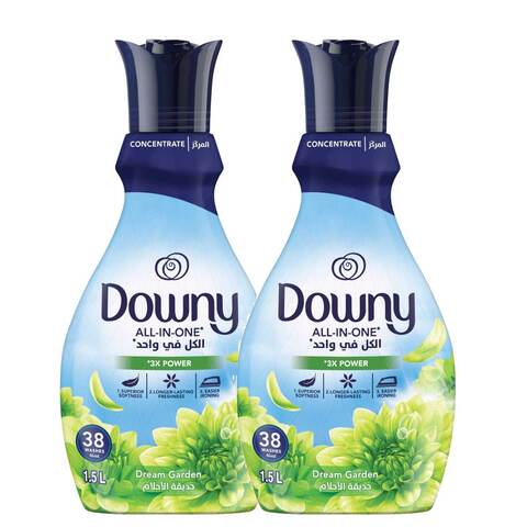 Downy Regular Fabric Softener With Dream Garden Scent 1.5L Pack of 2 ...