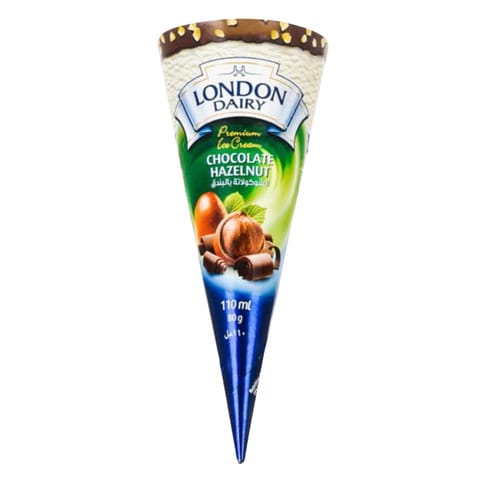 London Dairy Chocolate Hazelnut Cone Ice Cream 110ml price in Kuwait ...