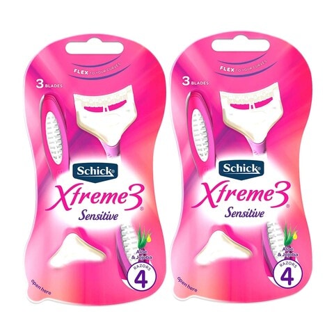 Schick Xtreme 3 Sensitive Disposable Razor 8 Count price in UAE ...