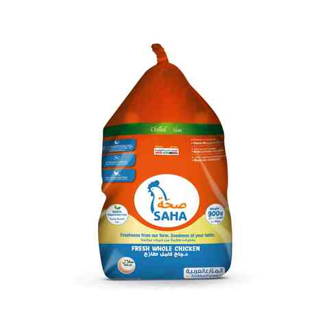 Saha Fresh Whole Chicken 900g price in UAE | Carrefour UAE ...