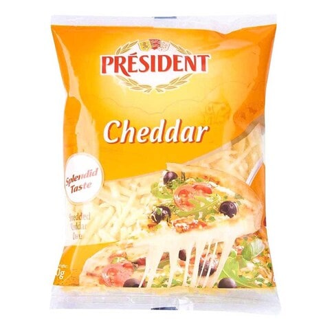 President Shredded Cheddar Cheese 450g Online | Carrefour KSA