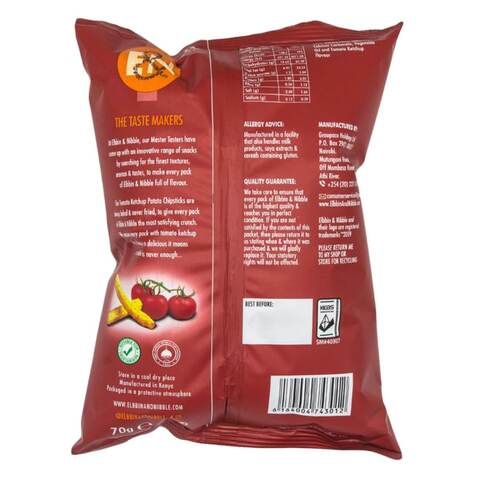 Buy Elbbin & Nibble Tomato Chips Stick 70g Online - Carrefour Kenya