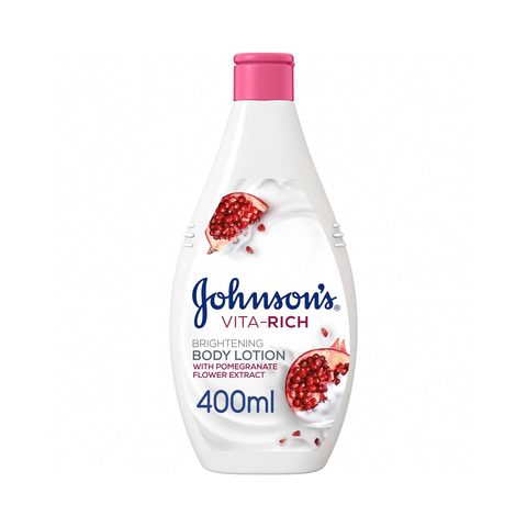 Johnsons Body Lotion Vita-Rich Brightening with Pomegranate Flower ...