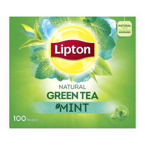 Lipton Mint Natural Green Teabags 1.5g Pack of 100 price in UAE ...