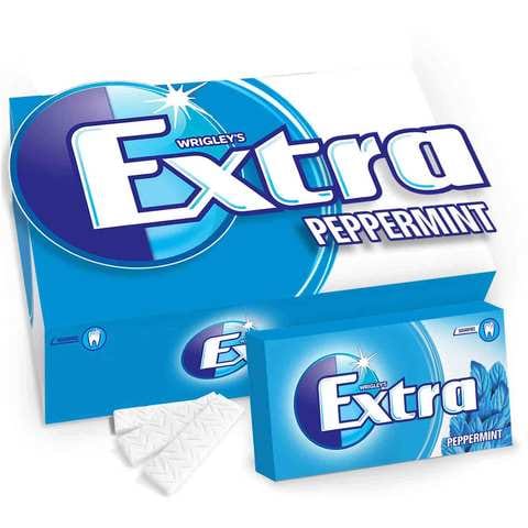 Wrigleys Extra Peppermint Gum 27g Pack of 12 price in UAE | Carrefour ...