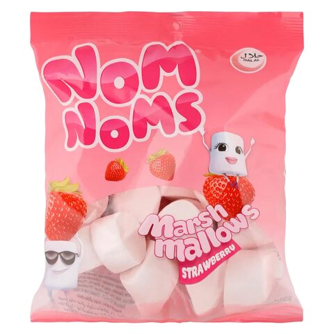 Buy Nom Noms Sours Strawberry Marshmallows 150g Online - Carrefour Kenya