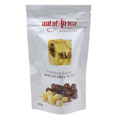 Buy Out Of Africa World Class Chocolate Coated Macadamia Nuts 80g ...