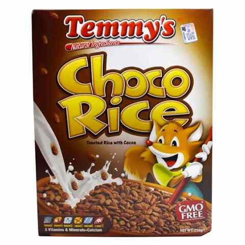 Temmys Choco Rice Cereal box - 250 grams price in Egypt | Carrefour ...