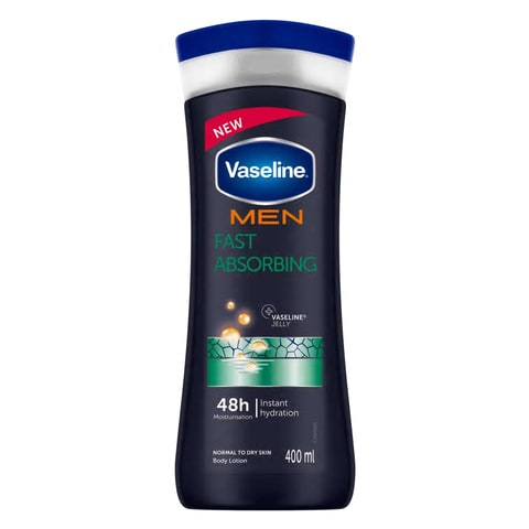 Buy Vaseline Fast Absorbing Men Body Lotion 400Ml Online - Carrefour Kenya