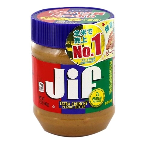 Jif Crunchy Peanut Butter 340g price in UAE | Carrefour UAE ...