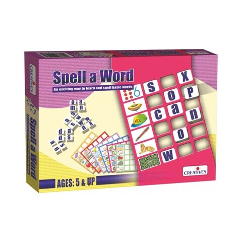 Creatives Spell A Word Board Game CRE0644 Multicolour price in UAE ...