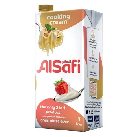 Al Safi Cooking Cream 1L price in UAE | Carrefour UAE | supermarket kanbkam
