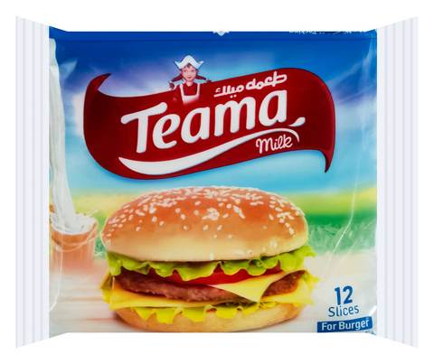 Teama Milk Cheddar Cheese Slices - 12 Pieces price in Egypt | Carrefour ...