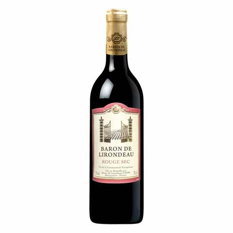 Buy Vin De Baron De Lirondeau Rouge Sec Red Wine 750Ml Online ...