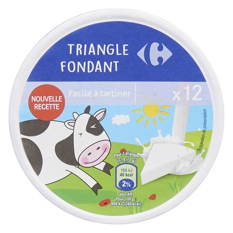 Buy Carrefour Cream Cheese Portions 200Gx12 Online - Carrefour Kenya