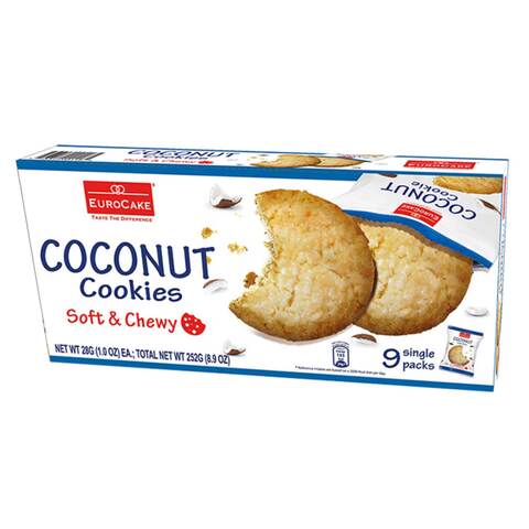 Eurocake Coconut Cookie 252 gr price in Kuwait | Carrefour Kuwait ...