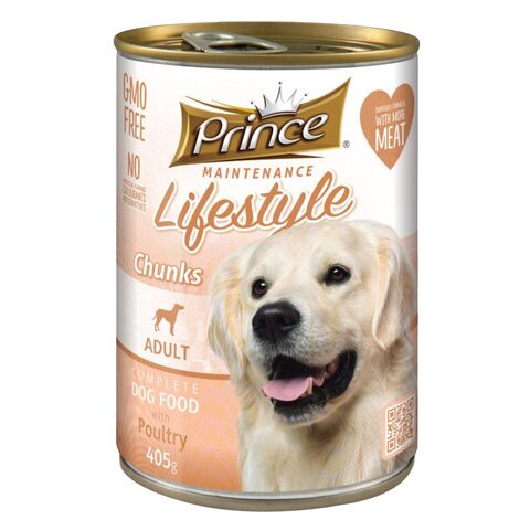Buy Prince Chunks Poultry Dog Food 405g Online - Carrefour Kenya