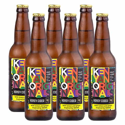Kenyan Original Party Pack Honey Cider Bottle 330ml x Pack of 6