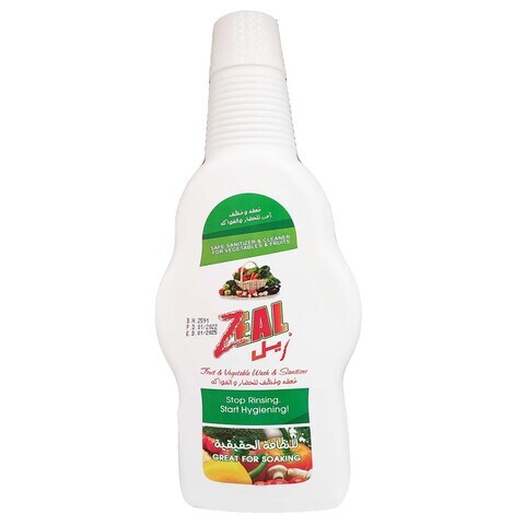 Zeal Fruits Vegetables Wash Sanitizer 1 lt price in Kuwait | Carrefour ...