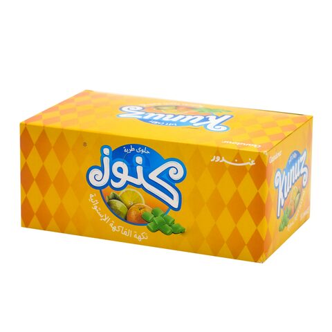 سعر غندور حلوى كنوز نكهة الفواكه الإستوائية 27 جرام × 24 فى السعودية ...