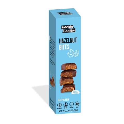 Freakin Healthy Hazelnut Butter Bites 80g price in UAE | Carrefour UAE ...