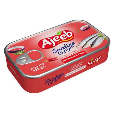Ajeeb Sardine In Sunflower Oil With Chilli 125g price in UAE ...