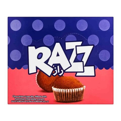 Razz Cupcake With Hazelnut Chocolate Cream, 1 Piece - Pack of 12 price ...