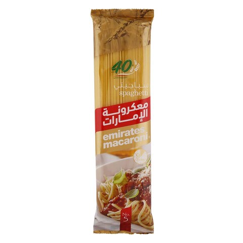 Emirates Macaroni Spaghetti No. 5 400g price in UAE | Carrefour UAE ...